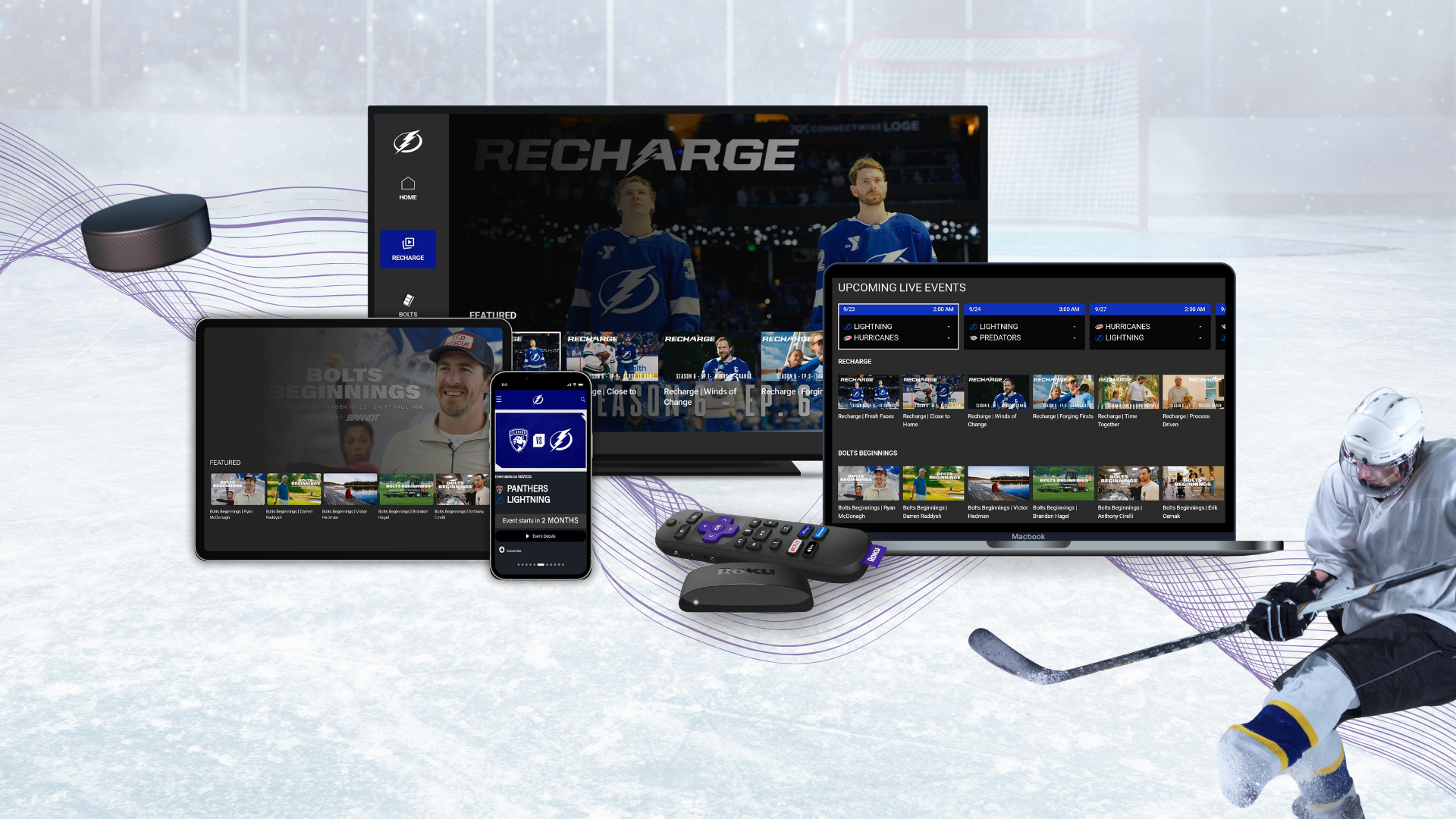 Tampa Bay Lightning Launches New DTC Streaming Service with ViewLift